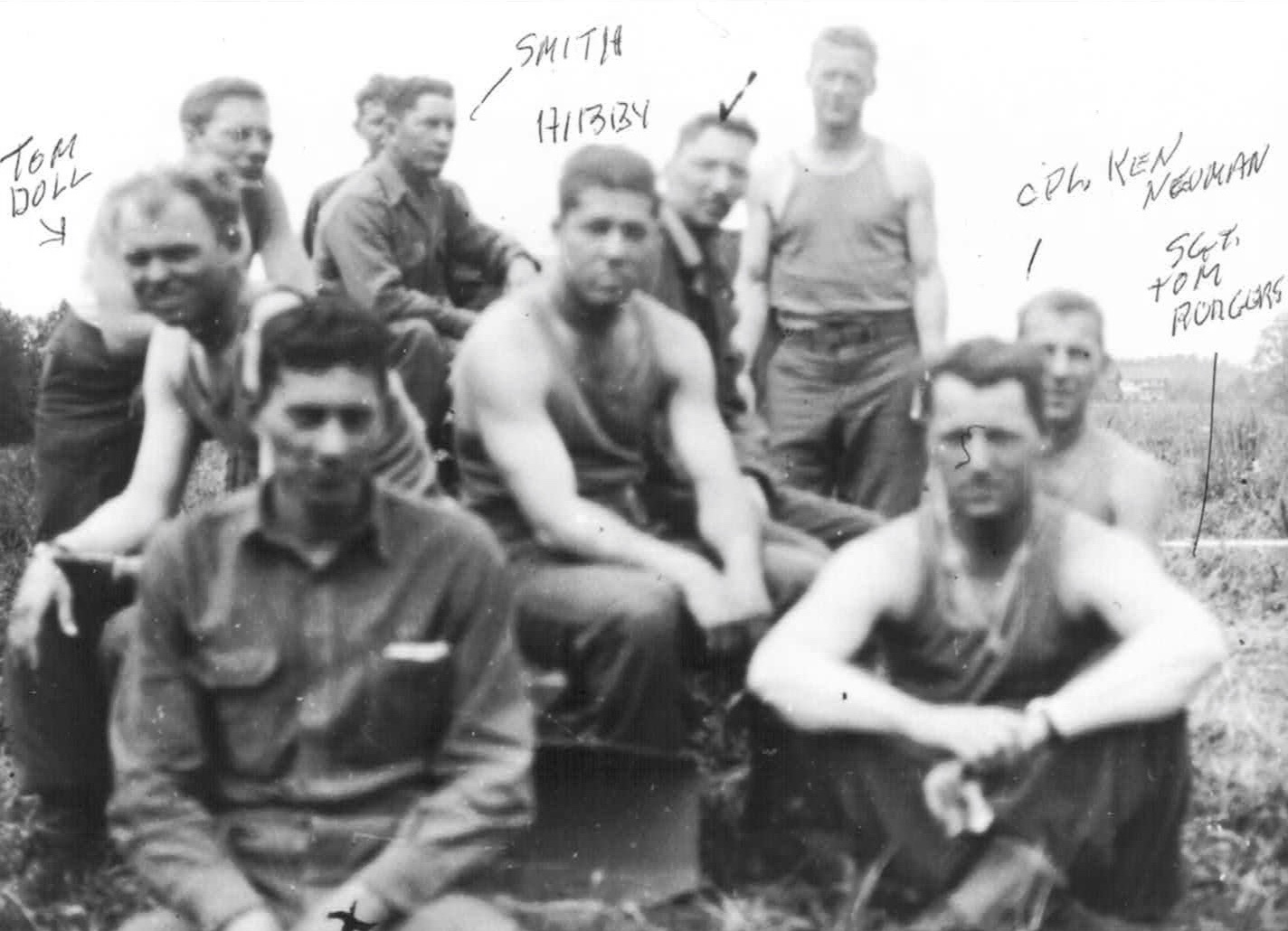 Hilbert Margol- gun crew