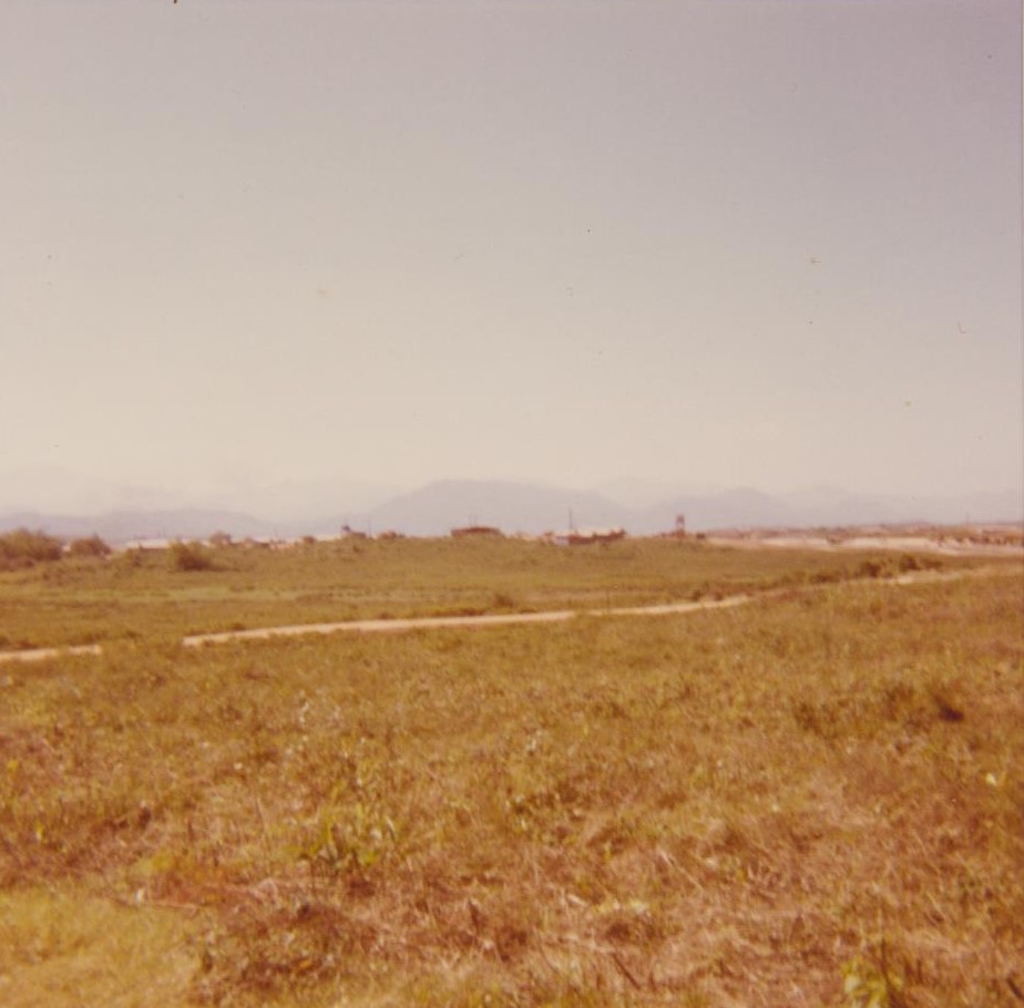 The landscape around Camp Eagle as seen from a defensive position