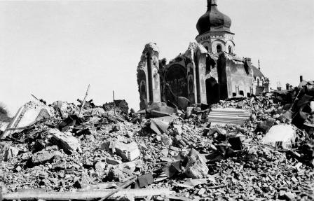 Destroyed Russian Church
