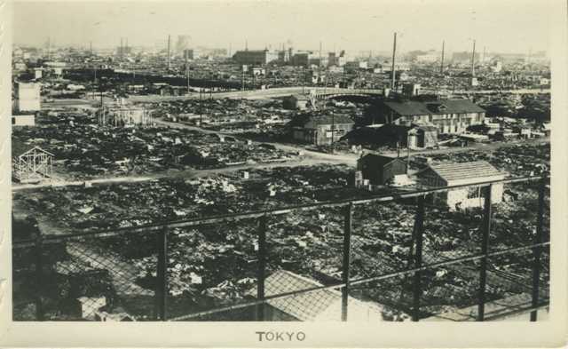 Tokyo after bombing.