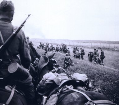 On the march in the Baltic, 1940